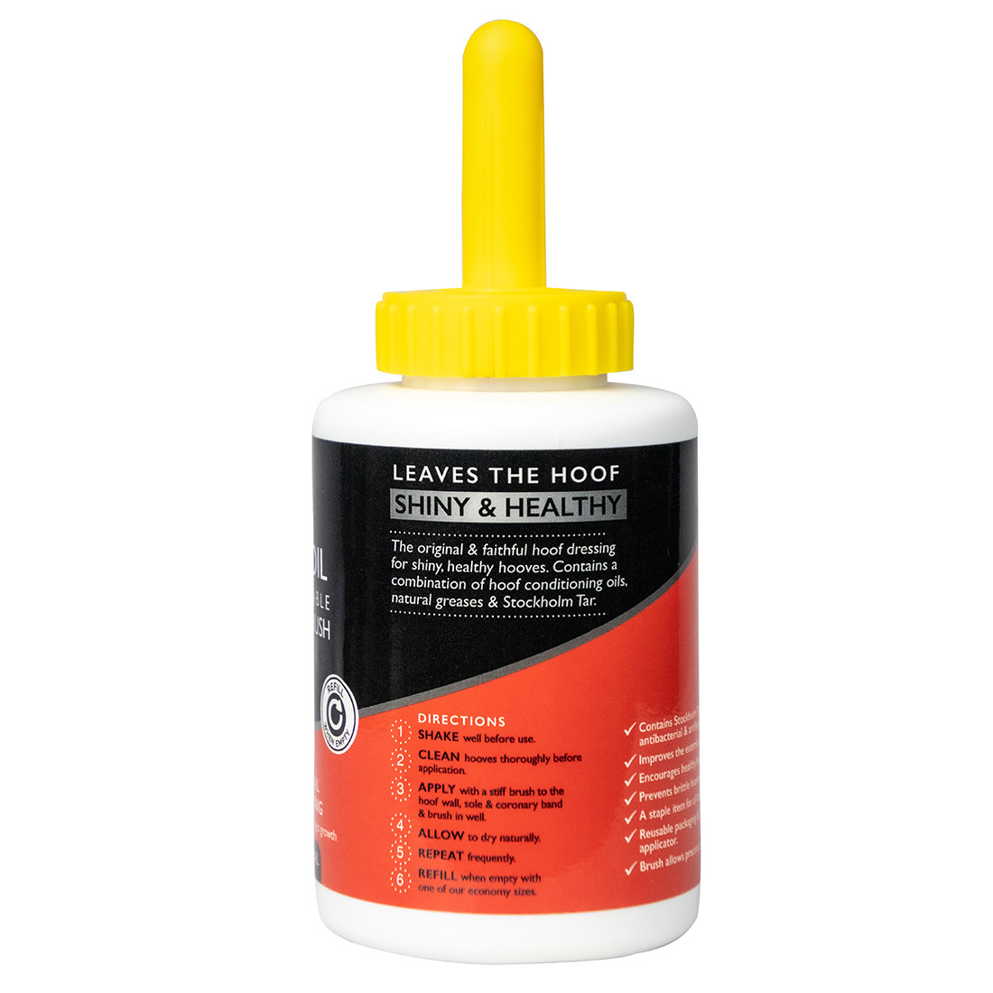 Lincoln Horse Care - Lincoln Classic Hoof Oil With Reusable Bottle & Bush Lincoln Horse Care - Lincoln Classic Hoof Oil With Reusable Bottle & Bush