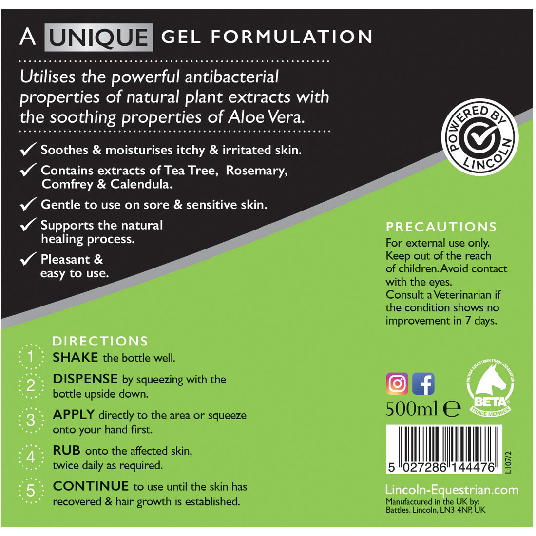 Lincoln Horse Care - Lincoln Magic Gel